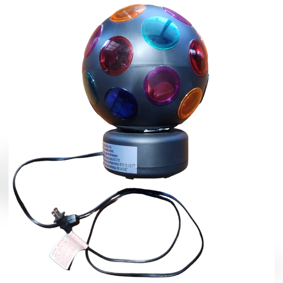Games | Multi Colored Rotating Disco Ball Large Size With 5 Colors For ...